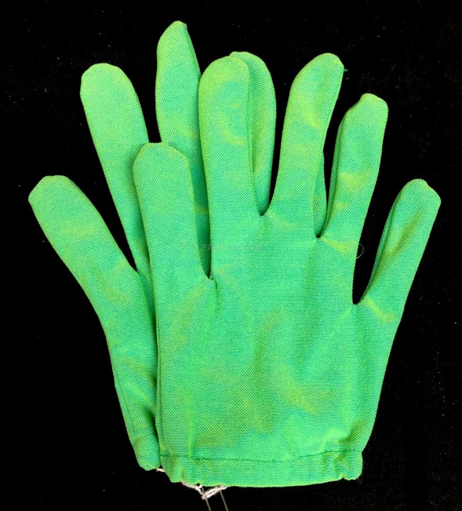 Fluorescent Green Knit Gloves [GLV23 / GLV24] - $5.00