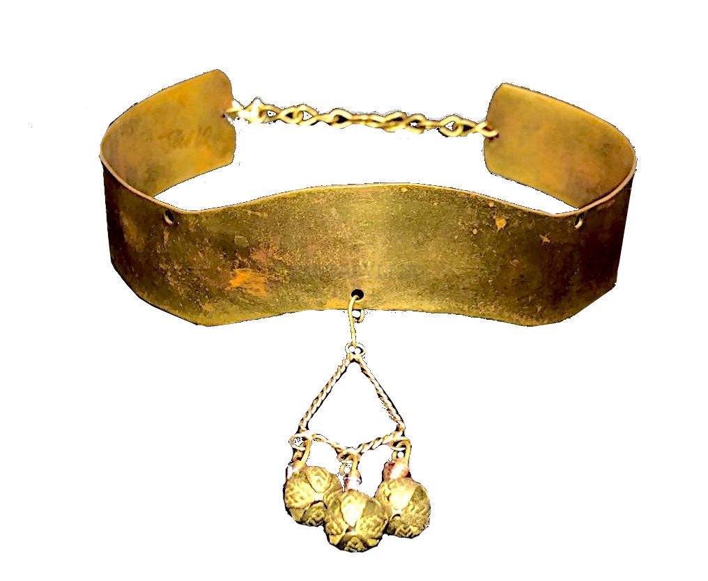 Gold Choker for Ancient Egypt and Rome [JEW12] - $5.00